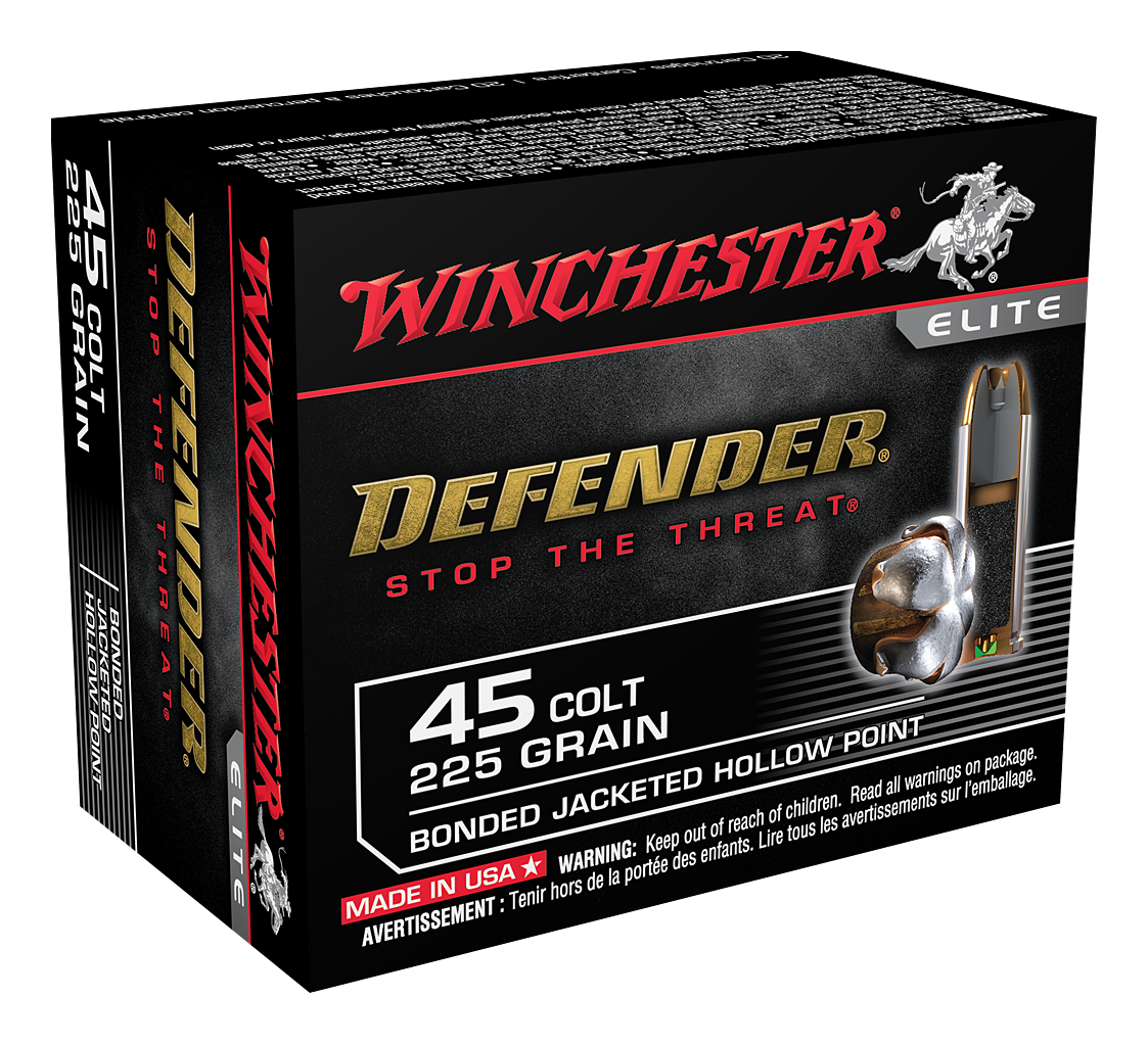 Winchester PDX1 Jacketed Hollow Point .45 Long Colt 225 Grain Handgun ...